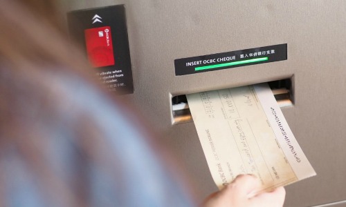 OCBC Enables Encashment of Cheques at ATMs